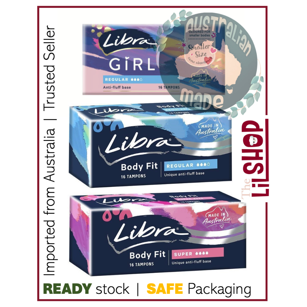 Jual Libra Tampons Body Fit or Girl (for Teen) - Regular or Super - 16 ...