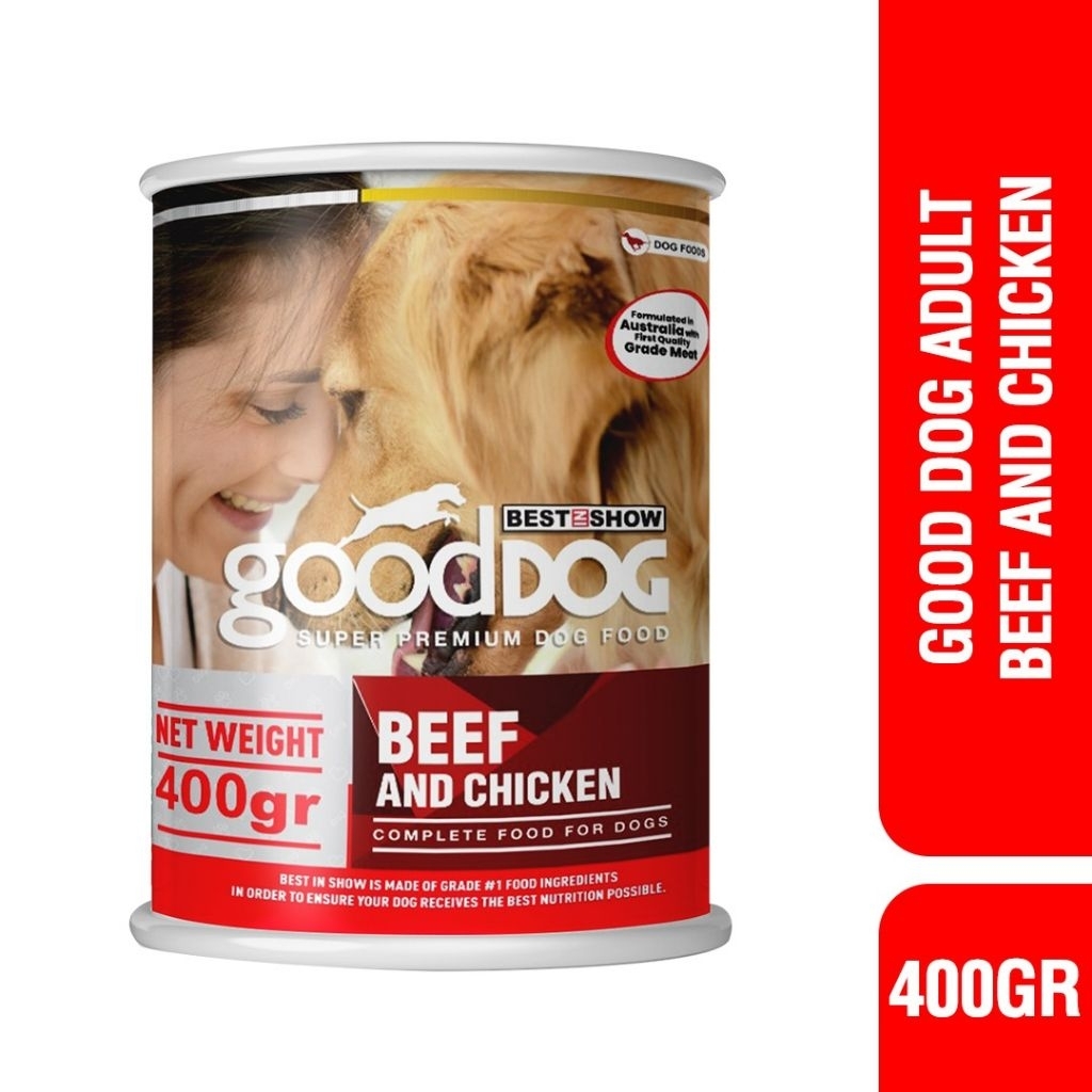Jual Best In Show Good Dog Beef & Chicken 400gr | Shopee Indonesia