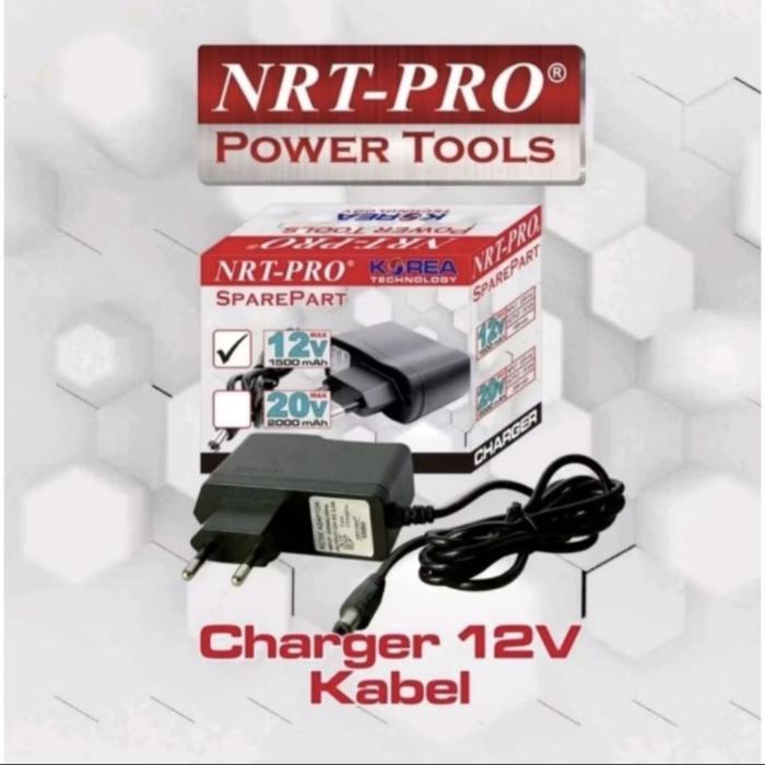 Jual NRT PRO Adapter Charger 12V/20V Fast Charging Baterai Cordless 12V ...