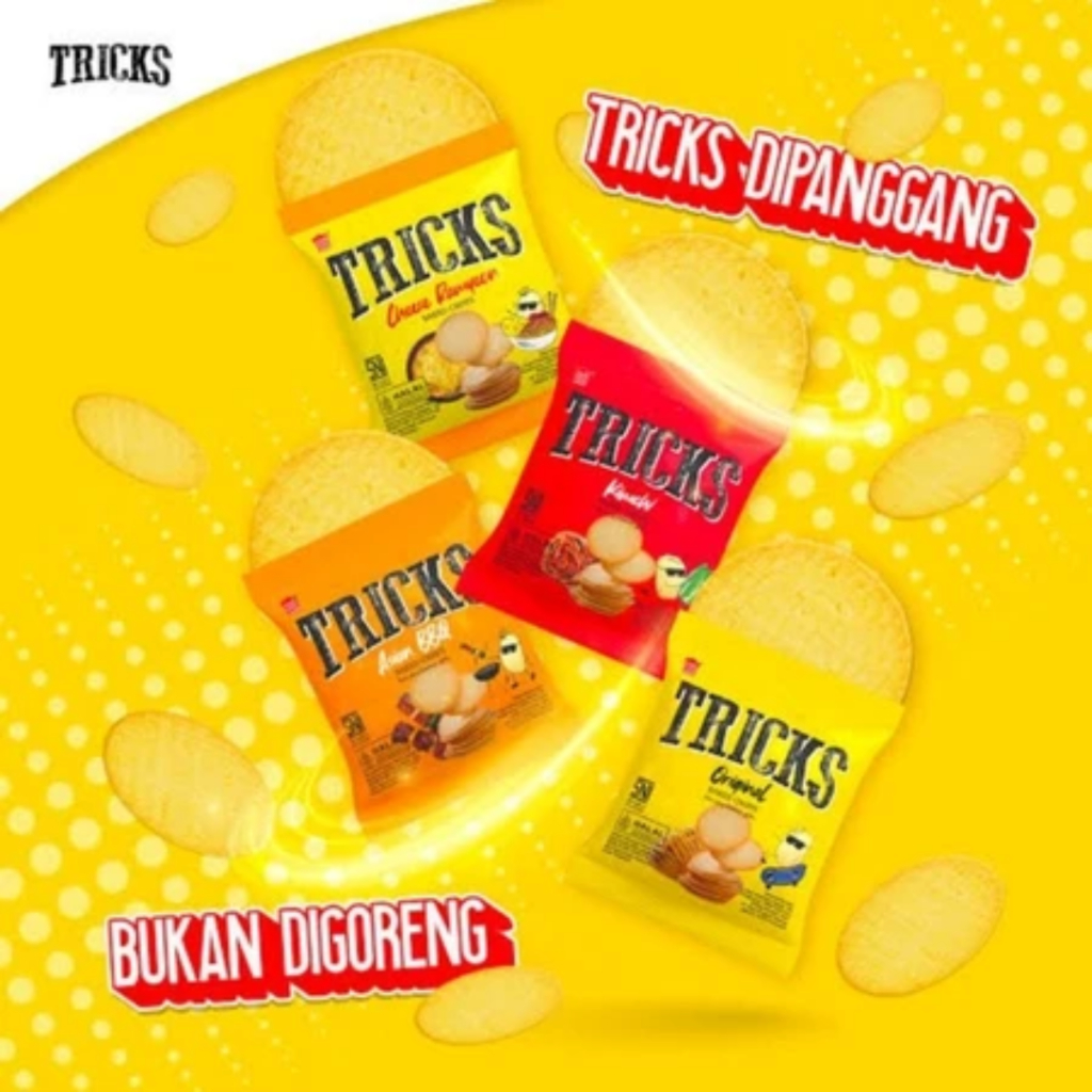 Jual Tricks Baked Crisps 60gr All Varian l Biskuit Kentang | Shopee ...