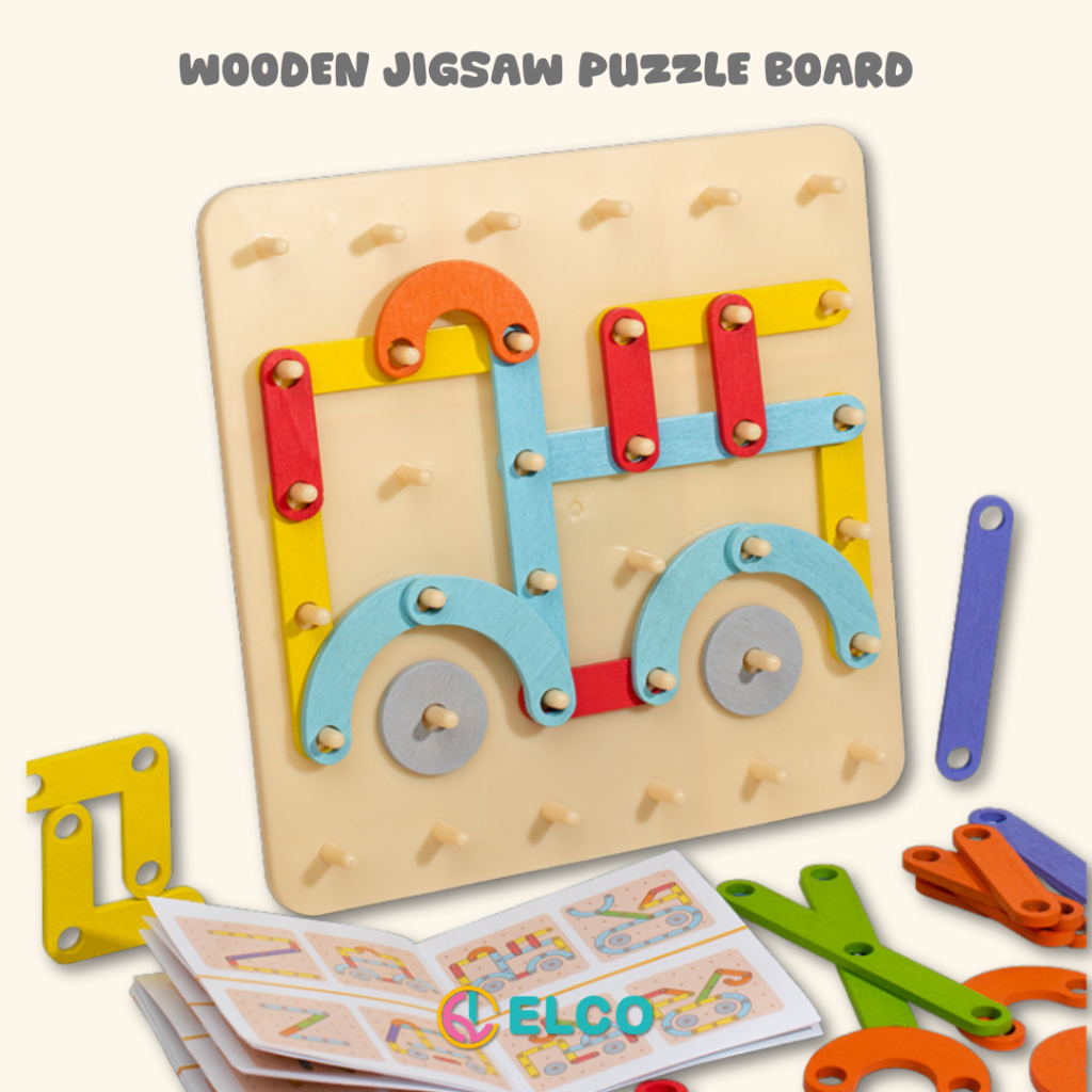 Jual ELCO Educational Jigsaw Creative Puzzle Board | papan mainan anak ...