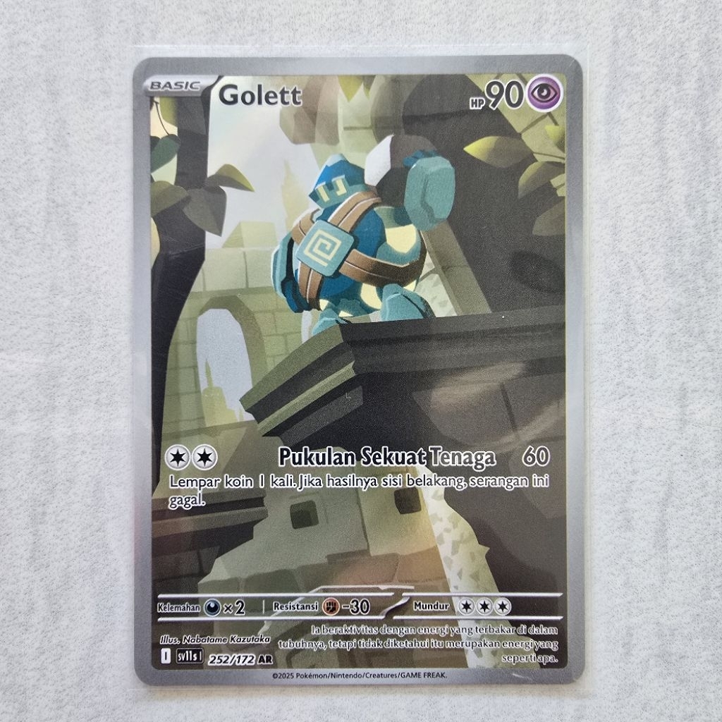 Jual Golett AR Seri Hitam Putih sv11s 252/172 - Kartu Pokemon TCG ...