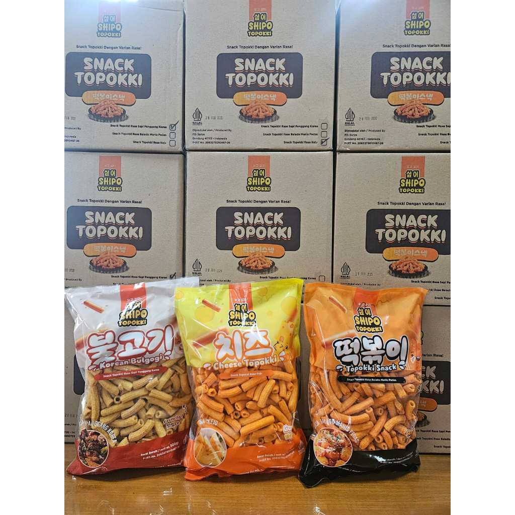 Jual Sehati Snack - Shipo Topokki Snack | 500gr Ecer | Shopee Indonesia