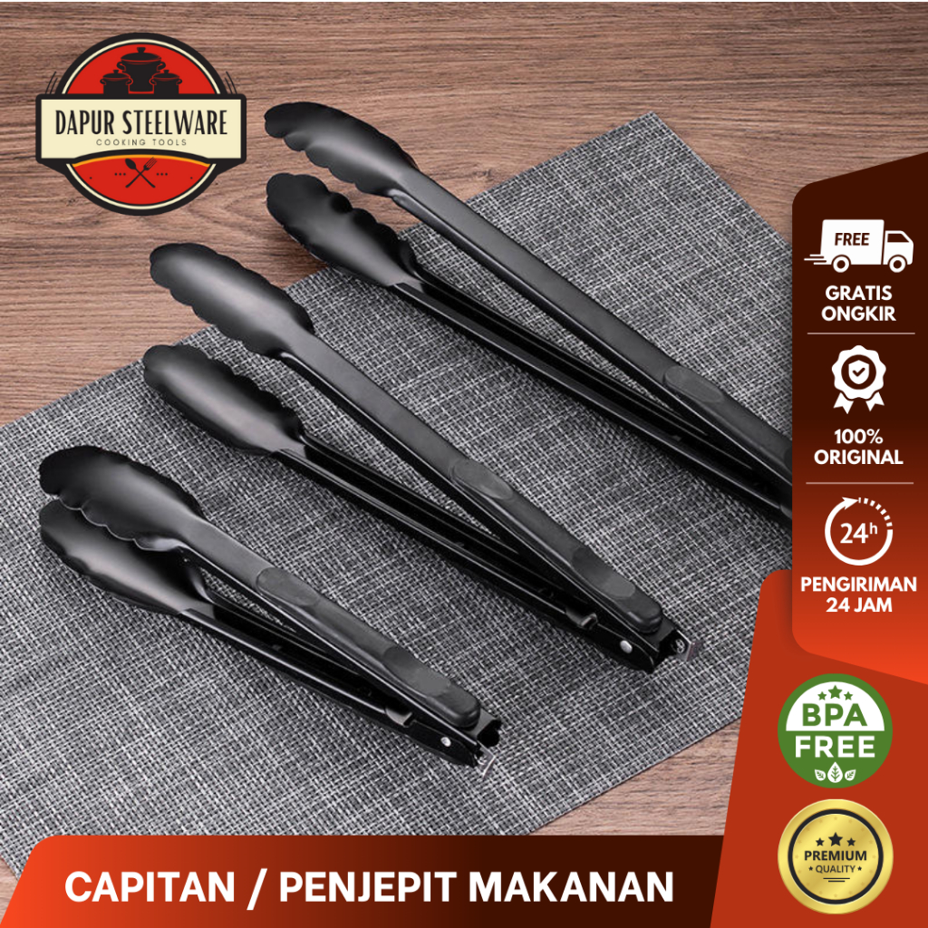 Jual Dapur Steelware - Penjepit Makanan / Capitan Makanan Stainless ...