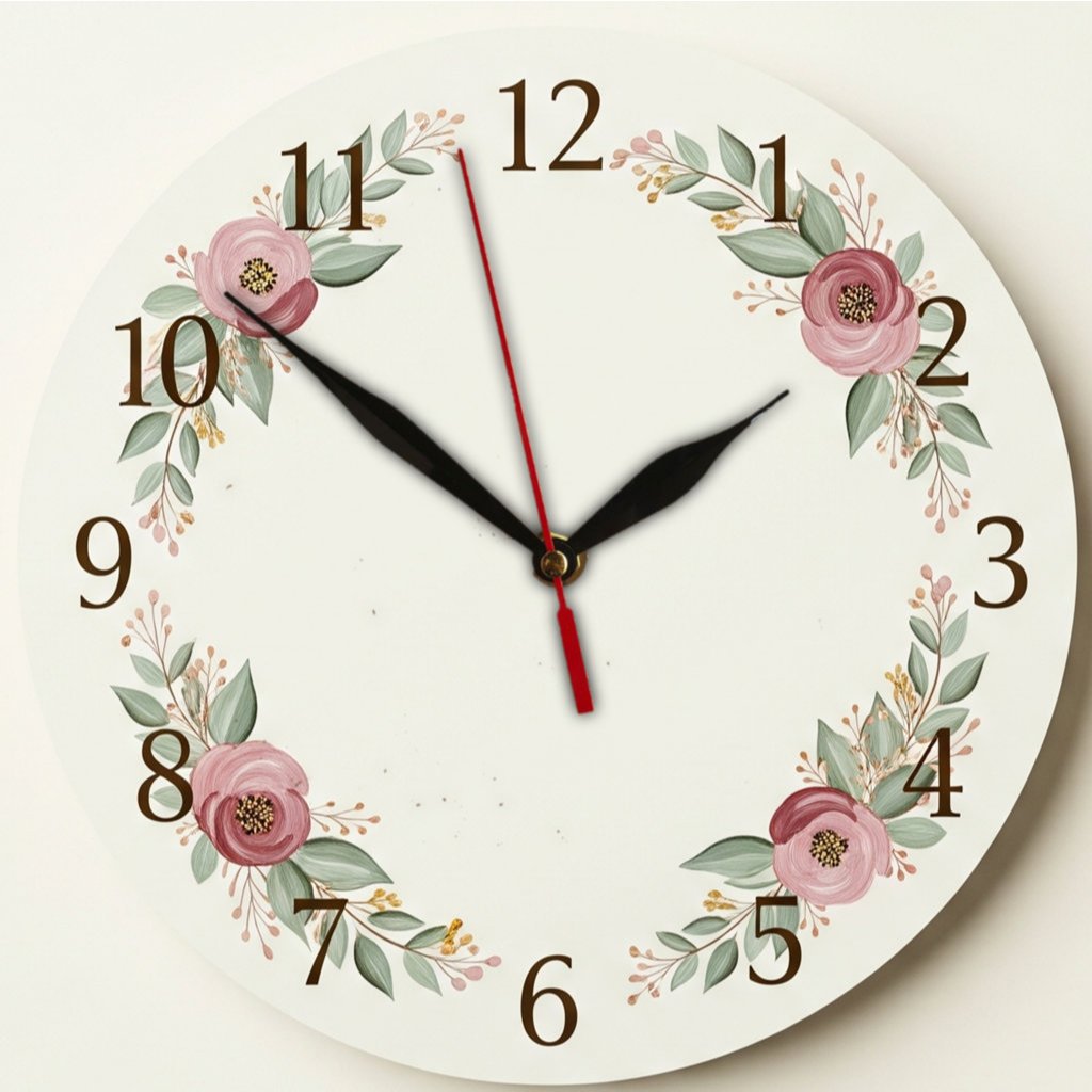 Jual Jam Dinding Aesthetic VINTAGE RETRO KAYU Minimalis Hitam Motif ...