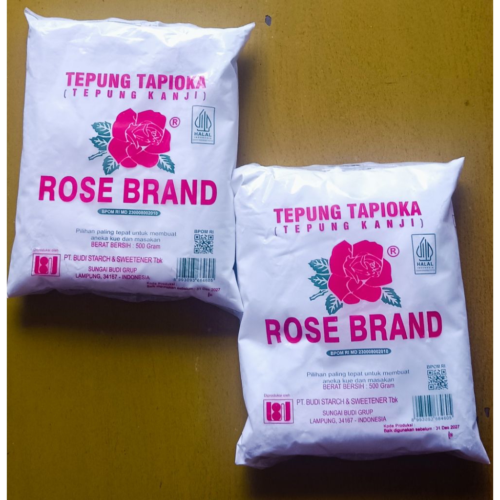 Jual Tepung Tapioka Rose Brand kemasan 500gr | Shopee Indonesia