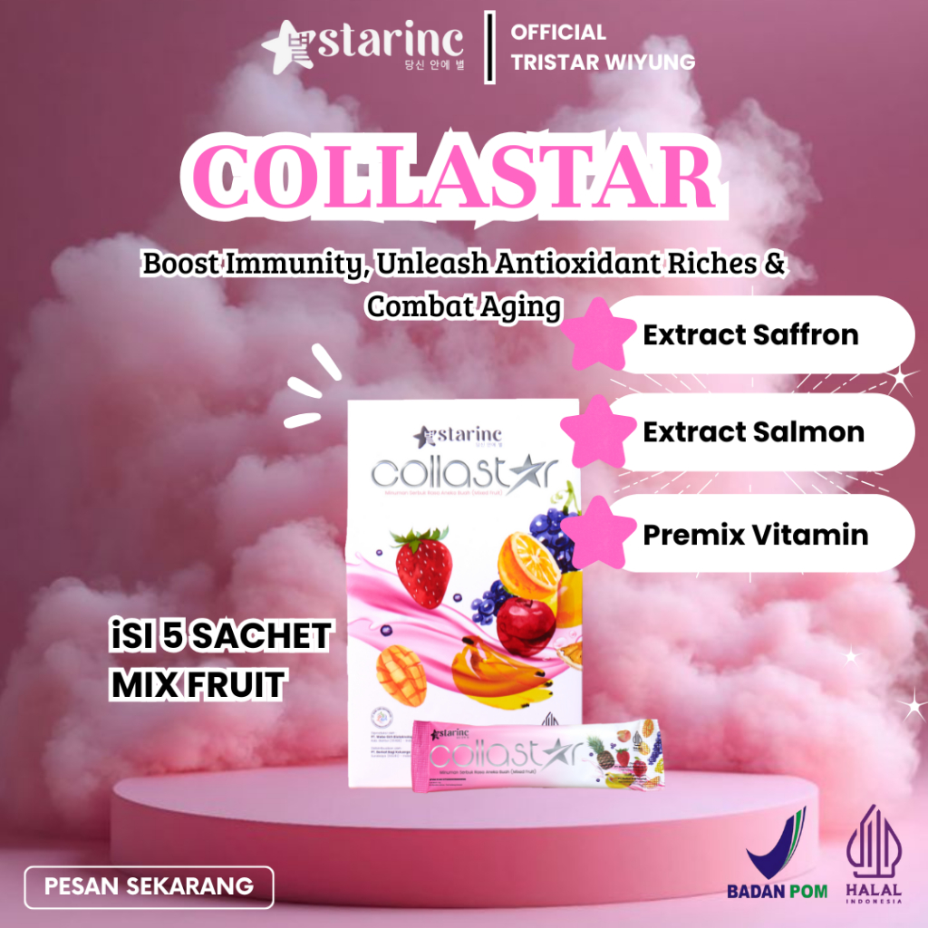 Jual STARINC Collagen Drink Collastar Mixed-Fruit | Shopee Indonesia