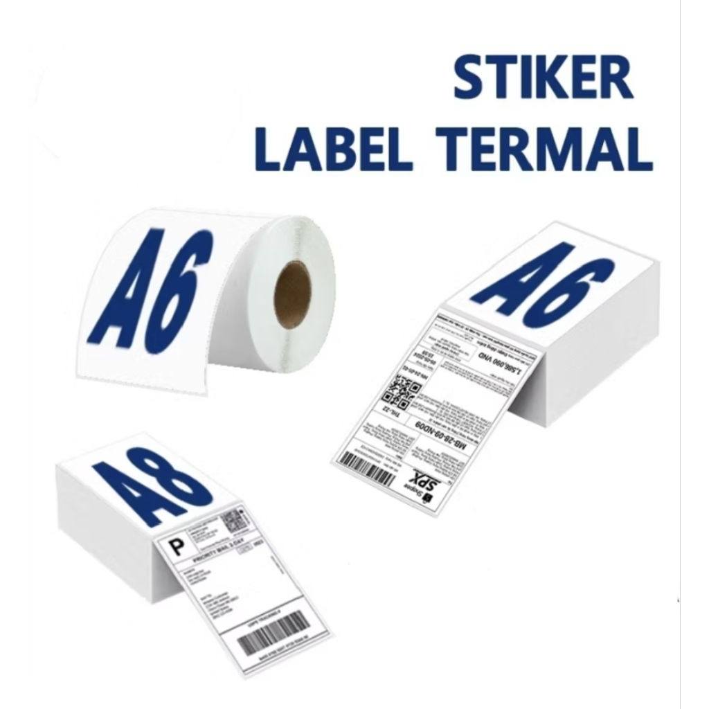 Jual LABEL STICKER THERMAL POLOS dan SPX 100x150 250pcs / KERTAS ...