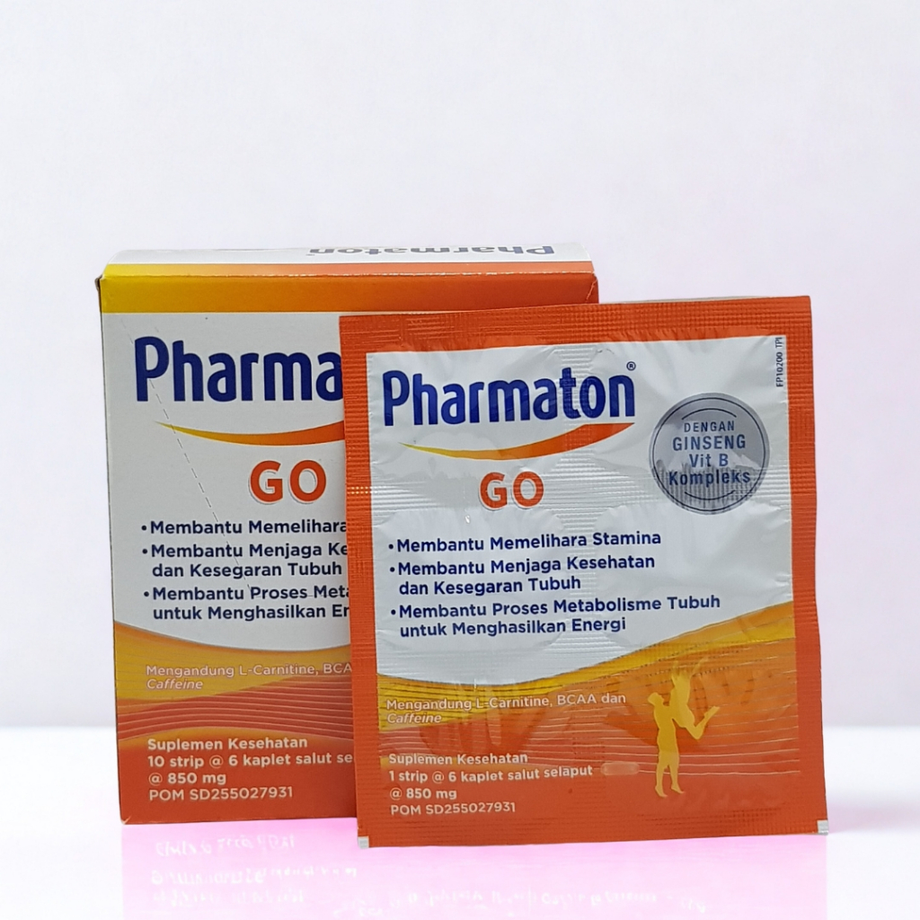 Jual Pharmaton Go 1 Box isi 10 Strip @6 Kaplet Multivitamin Membantu ...