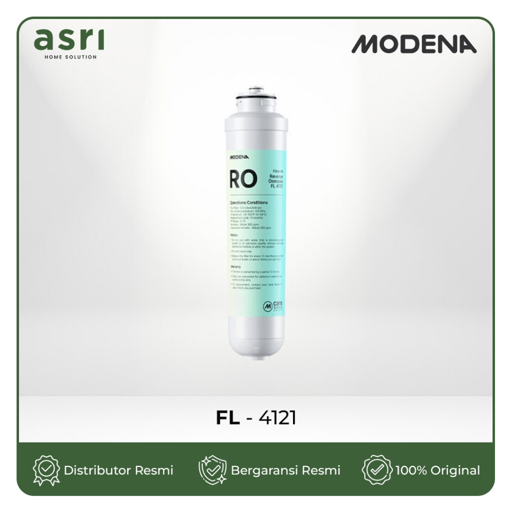 Jual MODENA Filter Water Purifier - FL 4121 (RO) | Shopee Indonesia