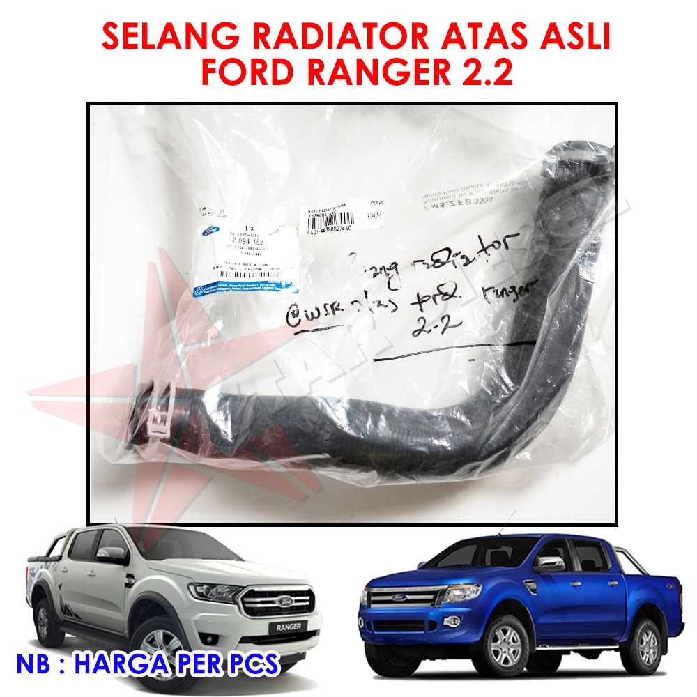 Jual AB3Z-8260-D SELANG RADIATOR ATAS ASLI FORD RANGER 2.2 SELANG HOSE ...