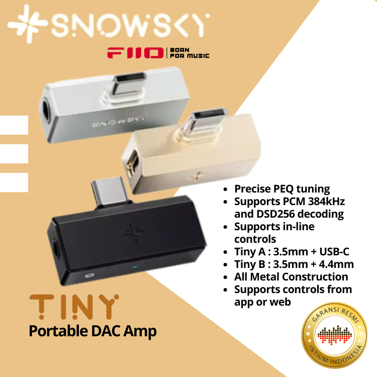 Jual FiiO Snowsky Tiny Mini Portable Dongle DAC Dongle | Shopee Indonesia