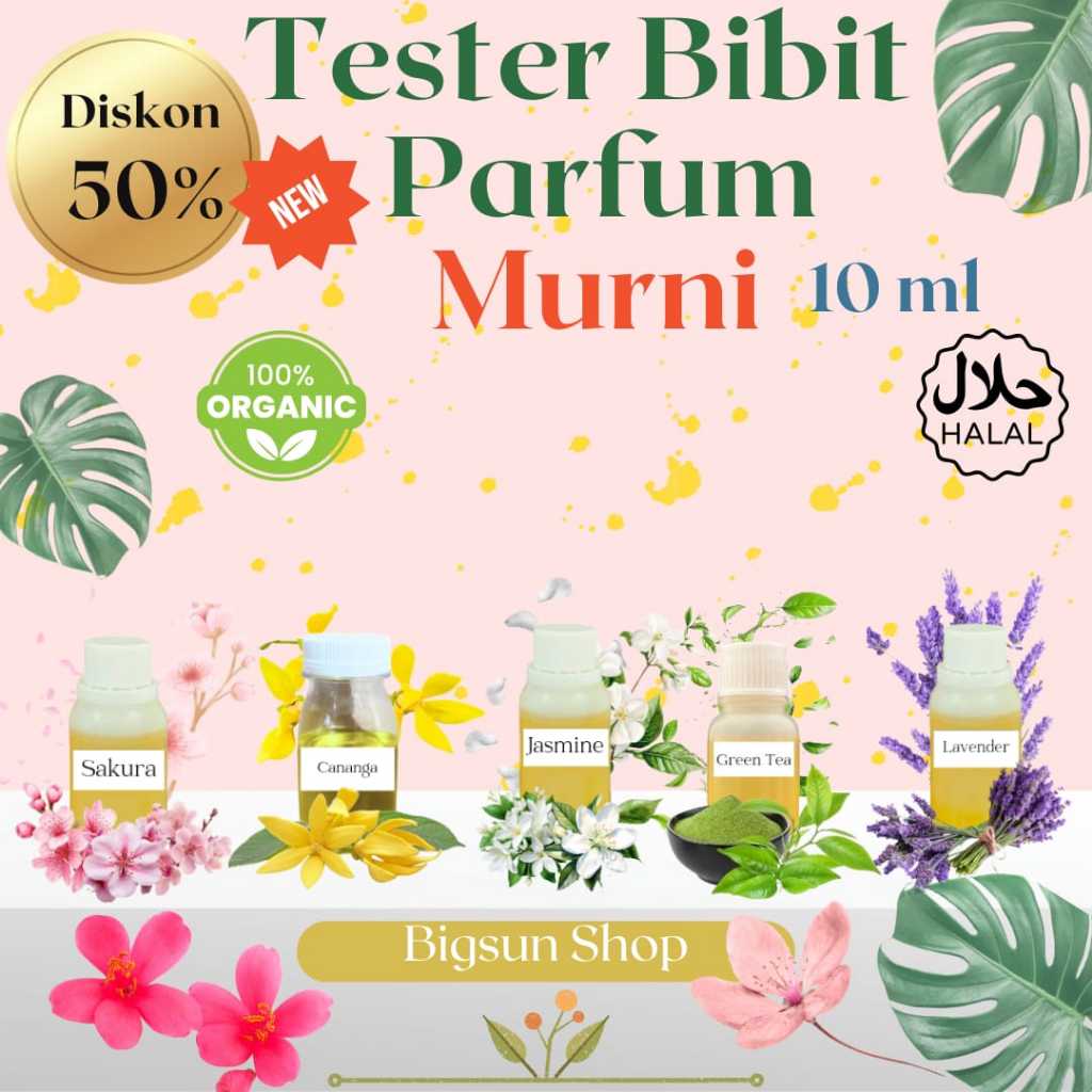 Jual Tester Bibit Parfum Murni 10 ml/ Sample Parfum Series 10 ml ...