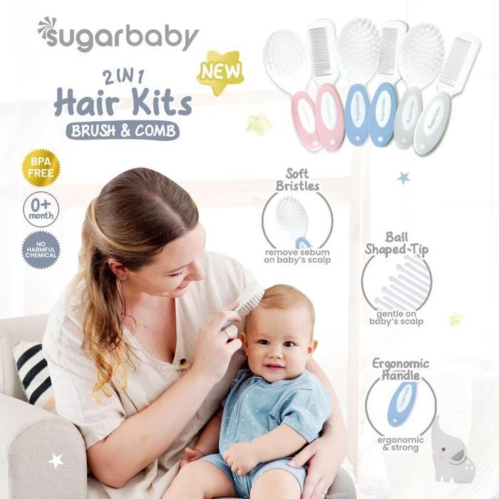 Jual SugarBaby 2in1 Hair Kits Brush & Comb - Sisir Anak Bayi | Shopee ...
