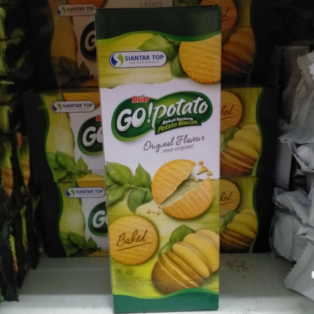 Jual Go Potato Biskuit Kentang Rasa Original 104Gr | Shopee Indonesia