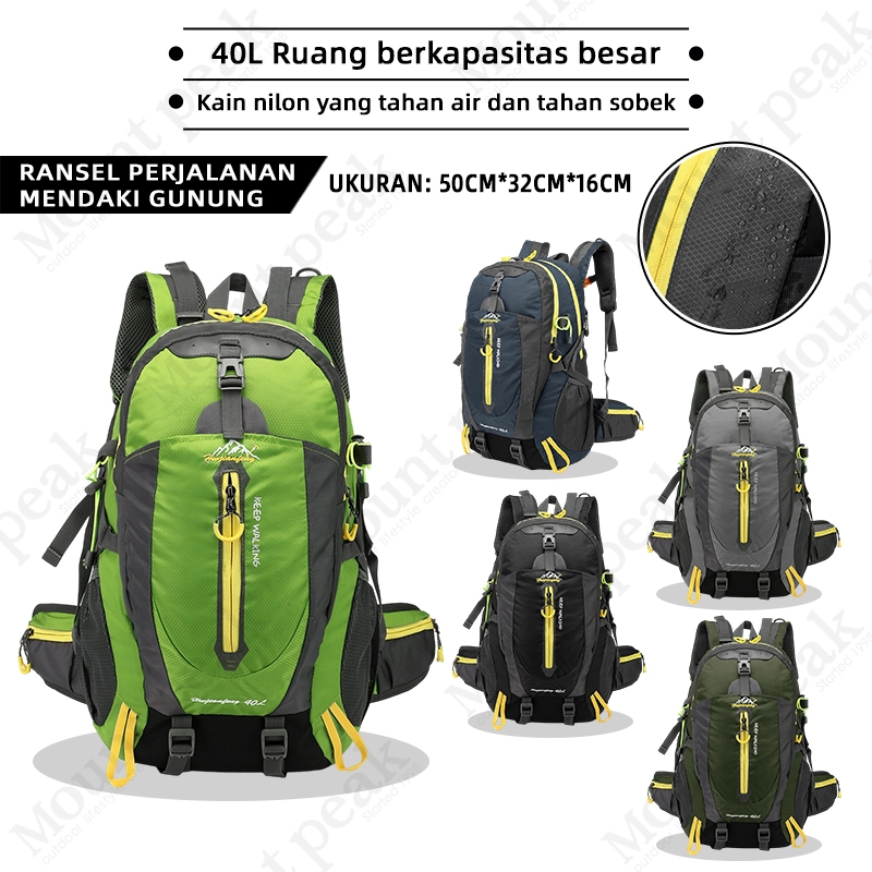 Jual Tas Gunung Outdoor Kapasitas Besar, Tahan Air & Nyaman untuk ...