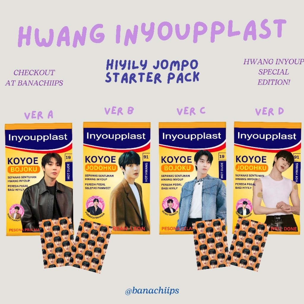 Jual ReadyStock [Baca deskripsi] ☆Inyoupplast☆ Hwang Inyoup - HIYILY ...