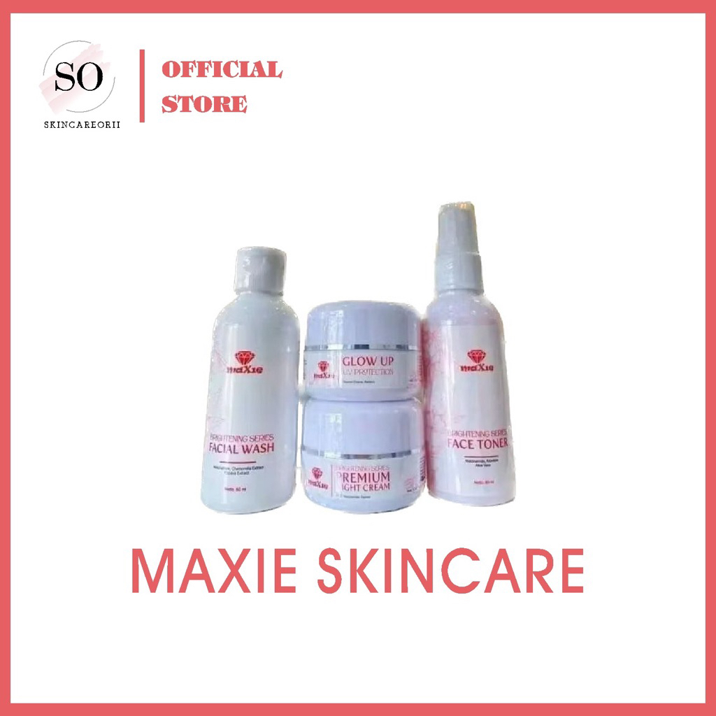 Jual LANGSUNG KIRIM ) PROMO PAKET MAXIE SKINCARE KEMASAN BARU GLOWING ...
