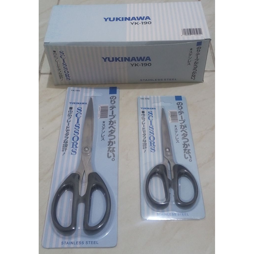 Jual Gunting Kertas||Ukuran besar dan tanggung merk YUKINAWA | Shopee Indonesia