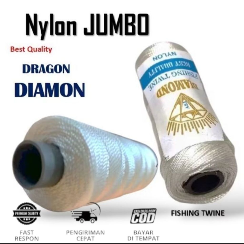 Jual Benang Nilon Jumbo Putih Serbaguna Tali Sol Besar Nylon Tukang ...