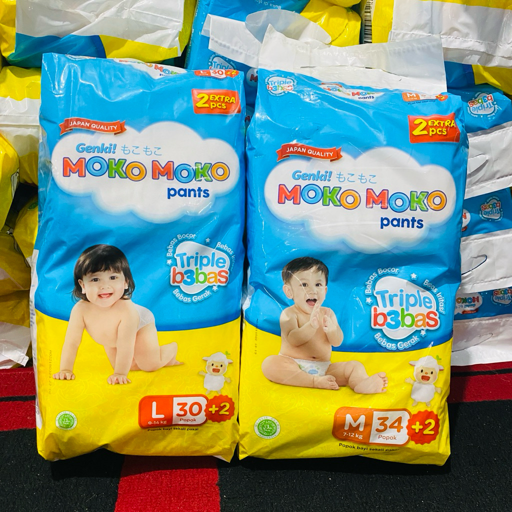 Jual Moko Moko M34+2 Moko Moko L30+2 Moko Moko XL24+2 | Shopee Indonesia