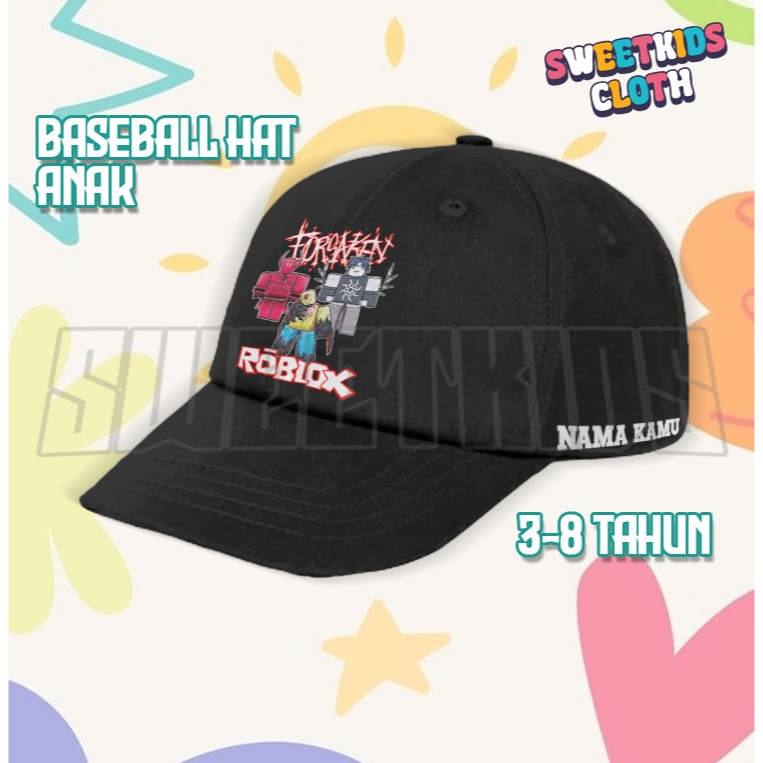 Jual Topi Anak Roblox Forsaken cOOlkid Two Time / Topi Baseball Anak ...