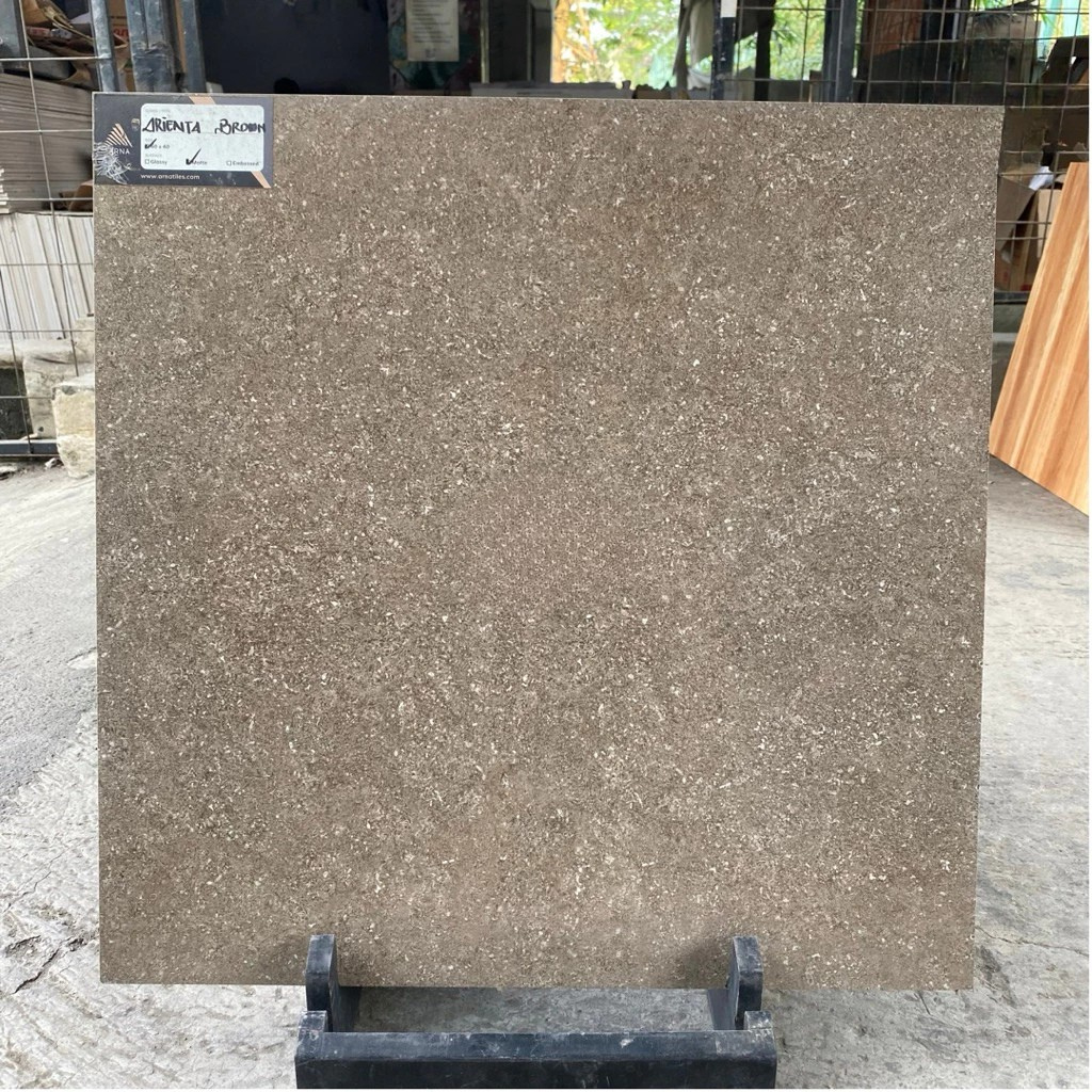 Jual Granite lantai 60x60 Arienta brown | Arna | Matt | Shopee Indonesia