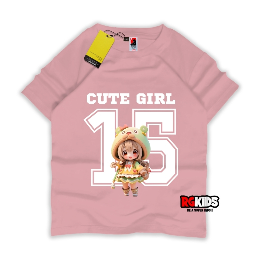 Jual RGkids Kaos Anak Perempuan Karkter Cat Girl Angka Series 4-8 Tahun ...