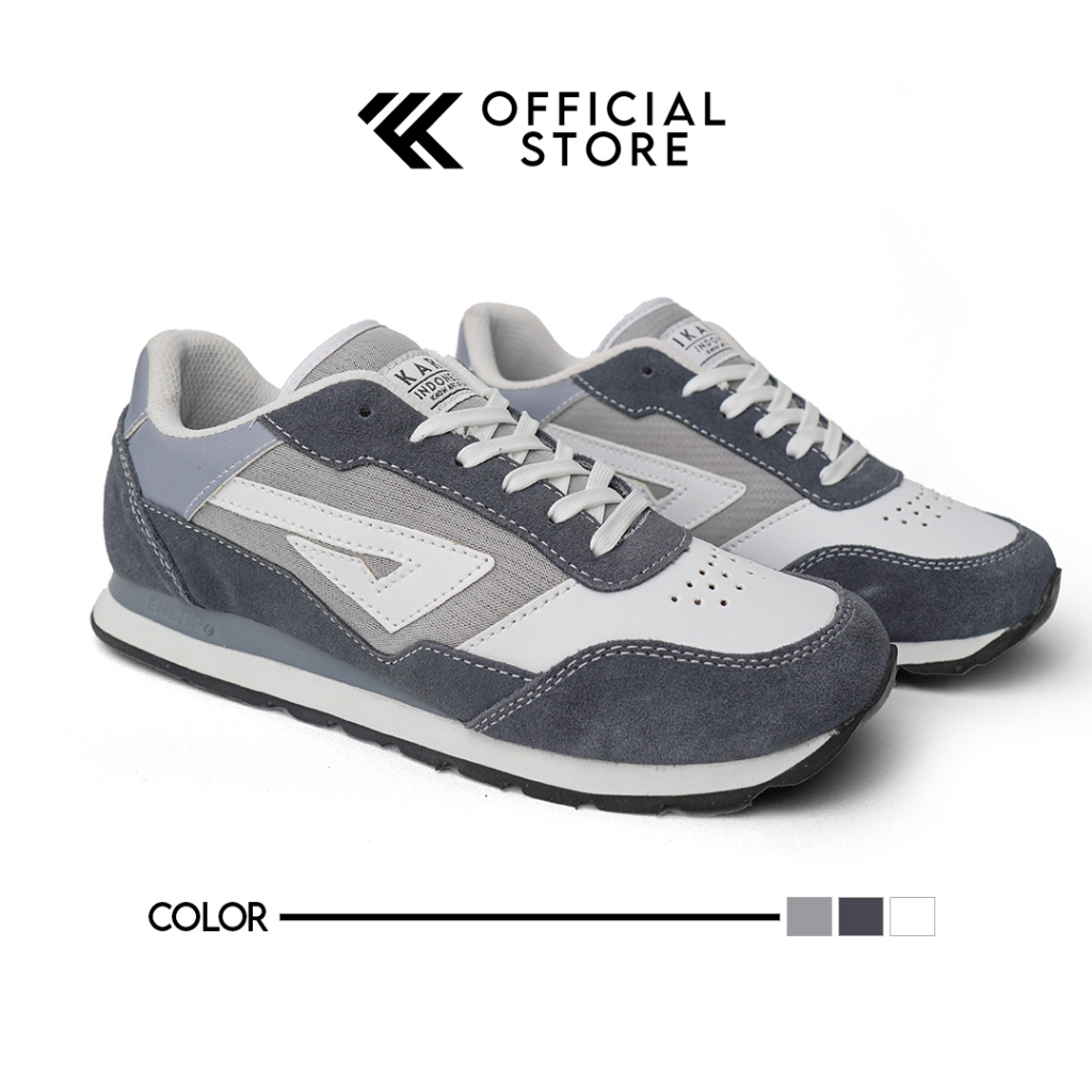 Jual Ikaros Ultras 90's Series Old Gray - Sepatu Sneakers Kasual Pria ...
