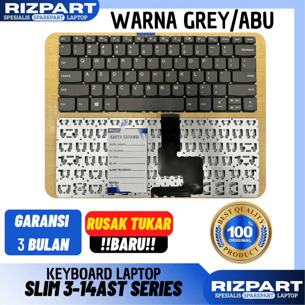 Jual (Non Power) Keyboard Laptop SERI Slim 3 14 Slim 3-14AST 3-14IGL 3 ...