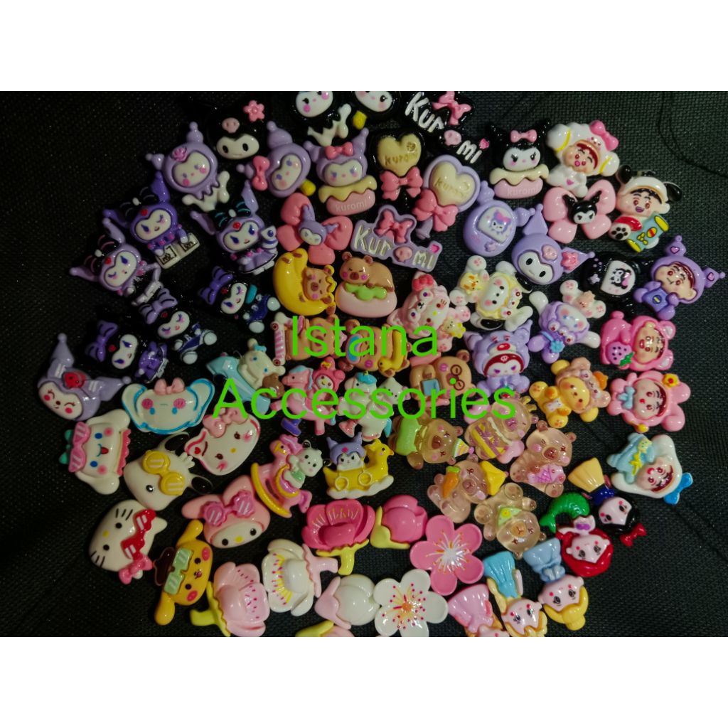 Jual Mote clay resin banyak macam varian (±500pcs) | Shopee Indonesia
