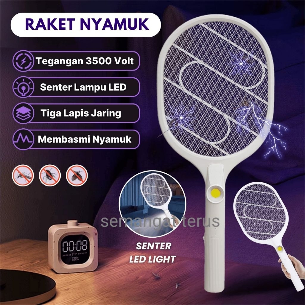 Jual RAKET NYAMUK LISTRIK/PEMBUNUH MYAMUK LISTRIK/MOSQUITO KILLER ...