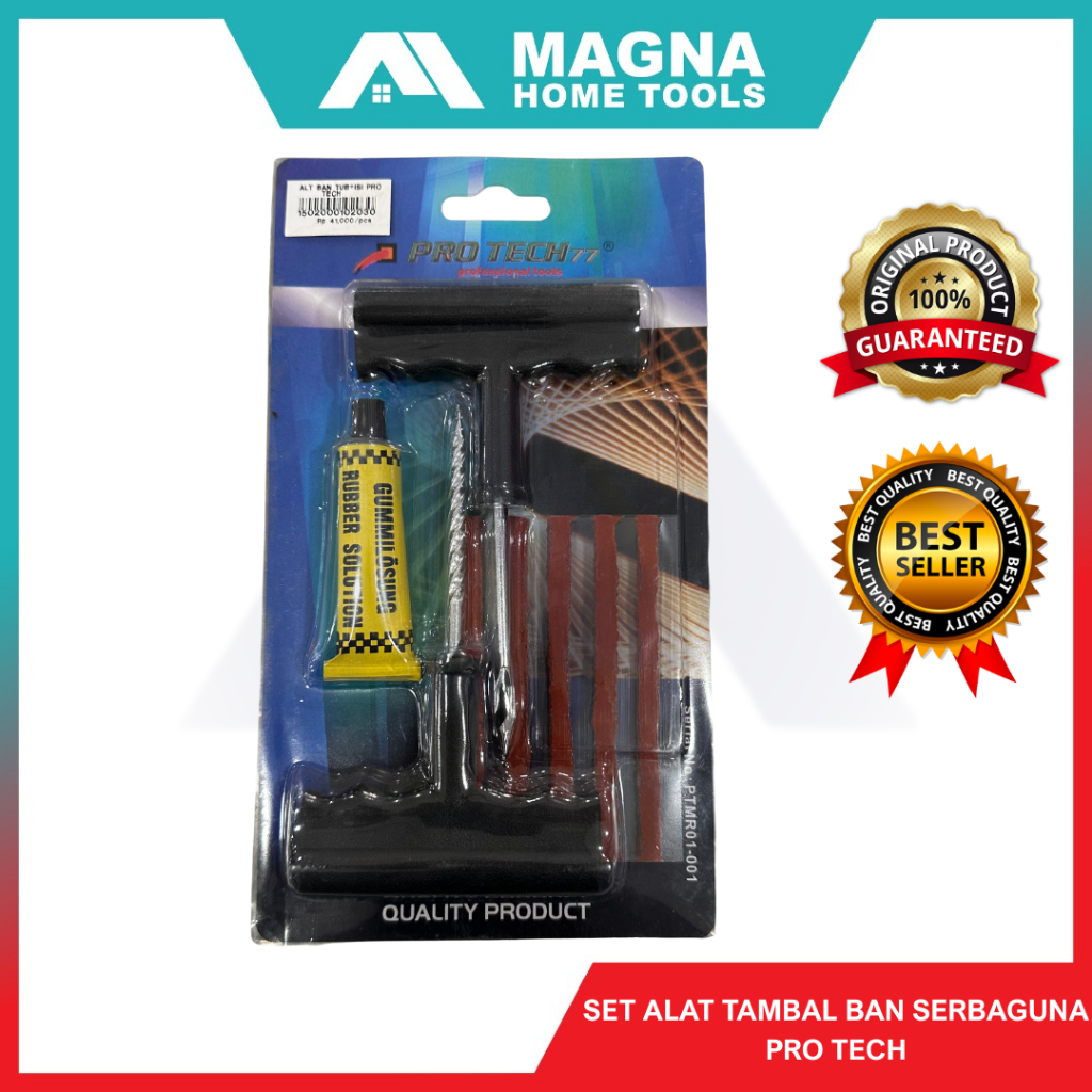 Jual ALAT TAMBAL BAN TUBLESS TEKIRO KOMPLIT SET JARUM KIKIR CACING ...