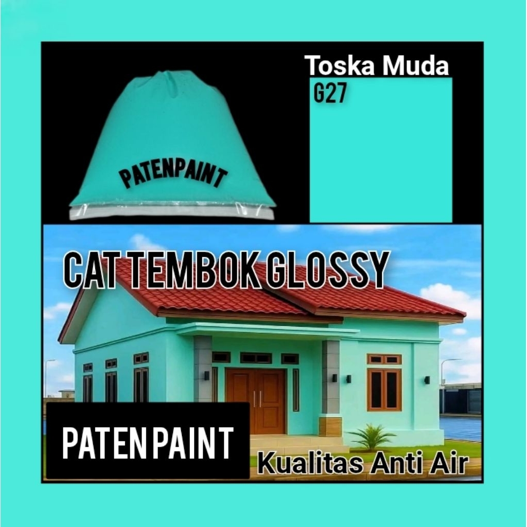 Jual cat tembok warna toska muda cat tembok glossy cat tembok anti air ...
