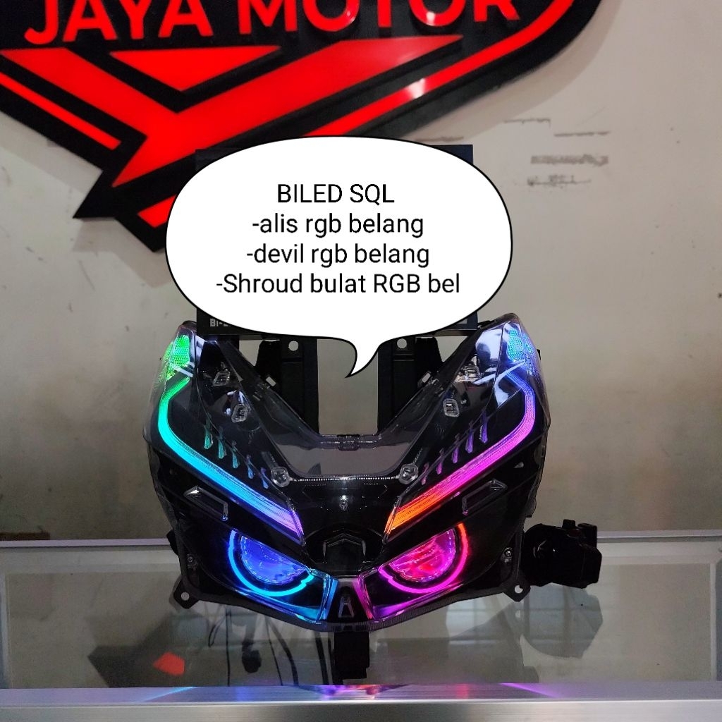 Jual BILED VARIO RGB BELANG 125/150 LED NEW COSTUM BILED SQL BILED ICC ...