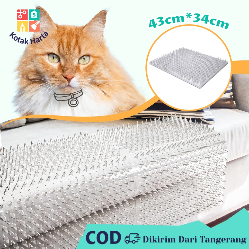 Jual Anti Kucing Spike Mat Duri Plastik Paku Pet Keset Untuk Sofa ...