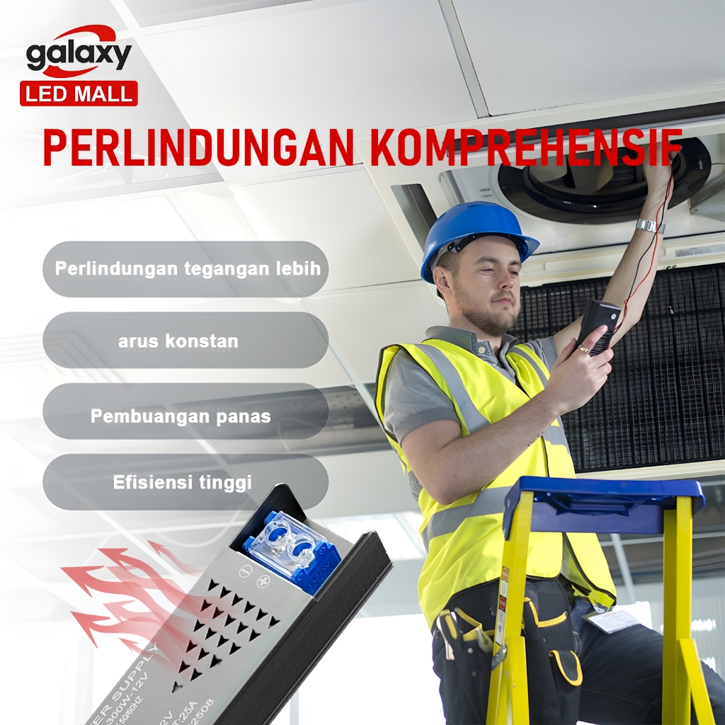 Jual TRAFO LED STRIP 12V / TRAFO BODY SLIM 12V 5A 12A 25A 60W 120W 200W ...