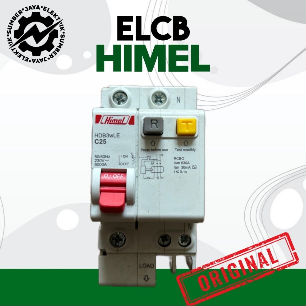Jual ELCB RCBO HDB 3WLE C25 SECOND ORIGINAL DI JAMIN NORMAL | Shopee ...