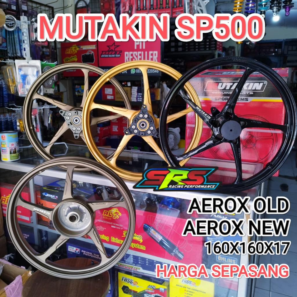 Jual SP500 MUTAKIN VELG AEROX LEXI ORIGINAL MUTAKIN | Shopee Indonesia