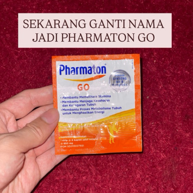 Jual Pharmaton GO 6 Capsules - Multivitamin Tambah Energi dan Daya ...