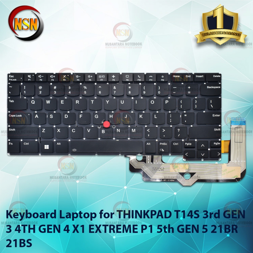 Jual Original Keyboard Laptop for THINKPAD T14S 3RD GEN 3 4TH GEN 4 X1 ...