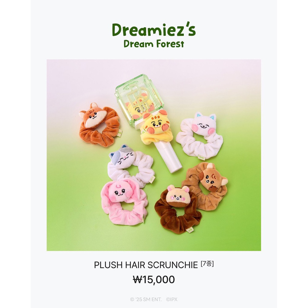 Jual [PRE ORDER] MD PLUSH HAIR SCRUNCHIE NCT DREAM X LINE FRIENDS ...