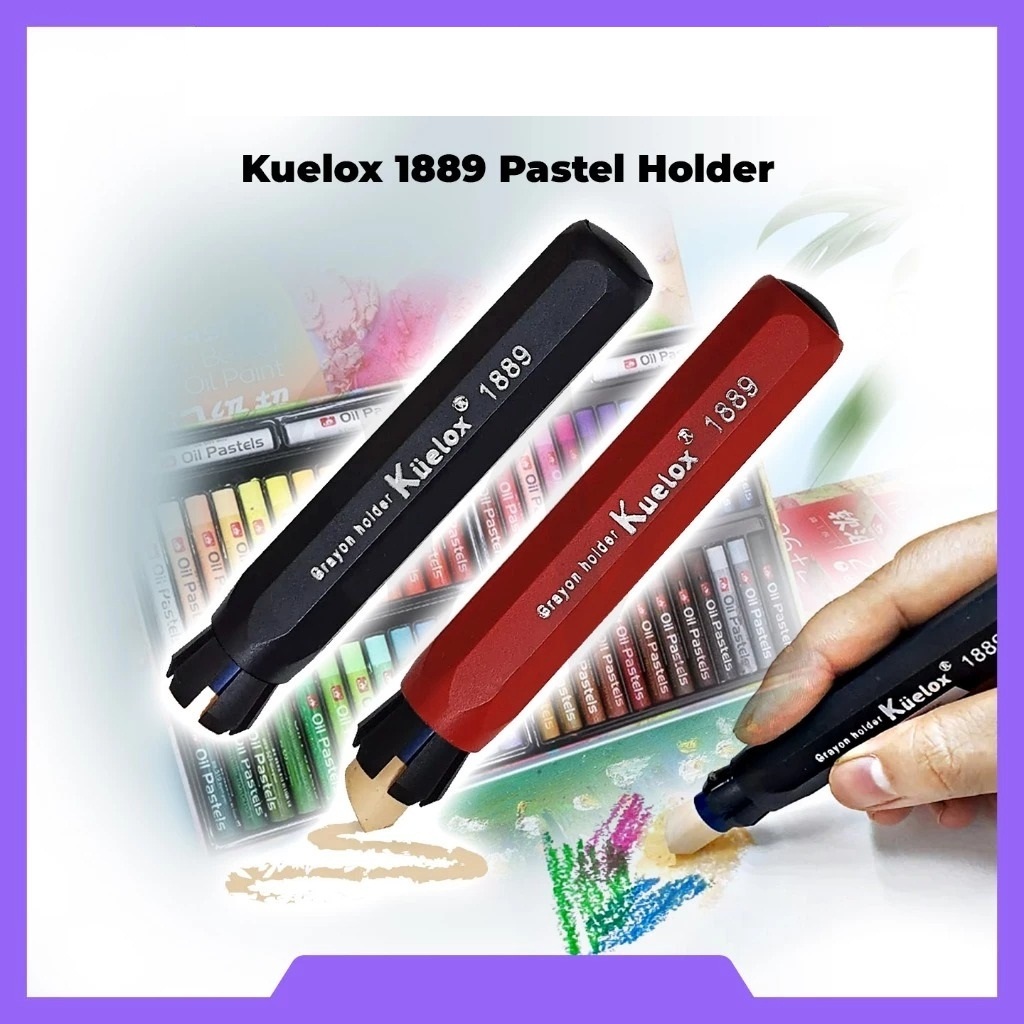 Jual Kuelox pastel holder / crayon extender / pegangan oil pastel 1889 ...
