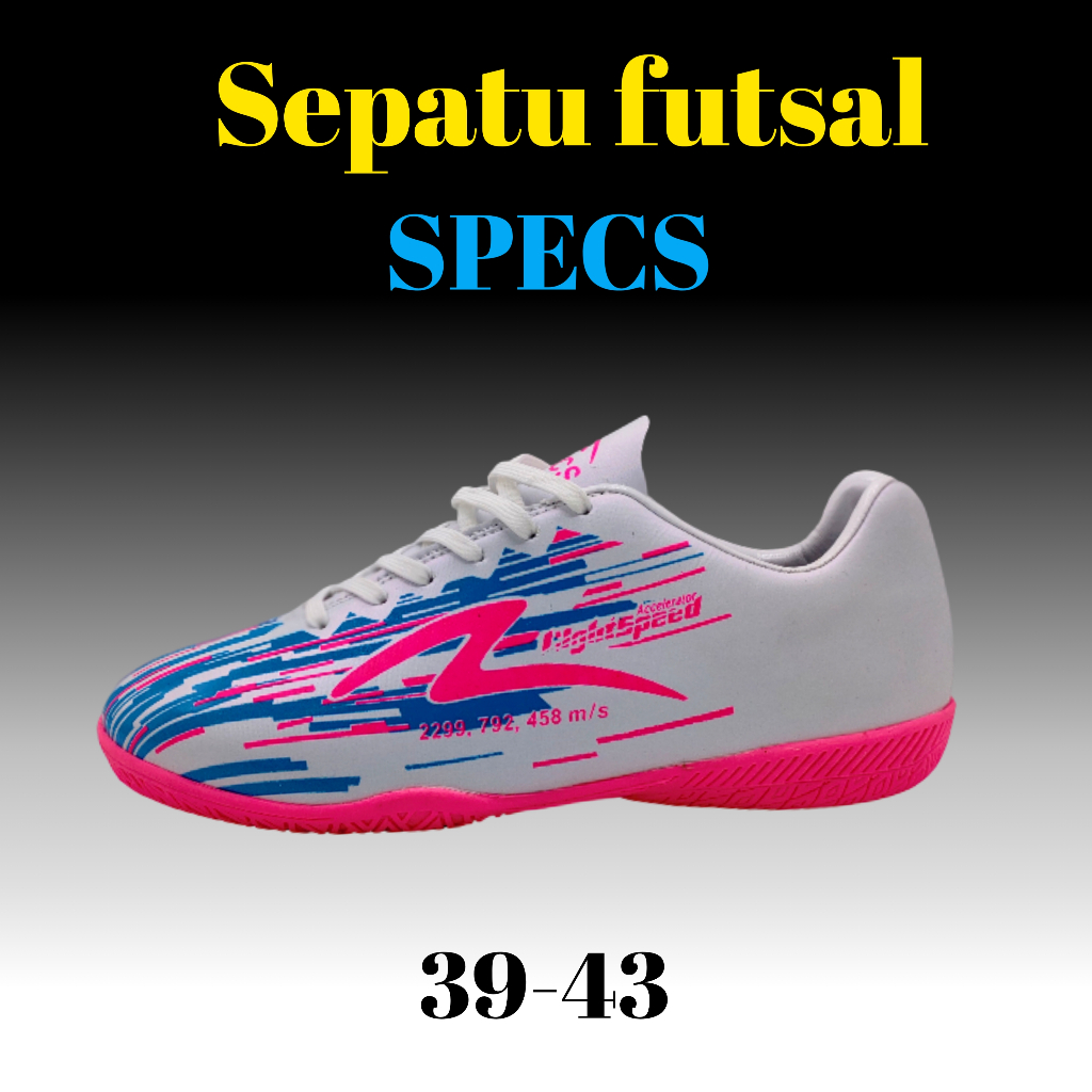 Jual Sepatu Futsal Pria Anak Dewasa Specs lightspeed reborn Putih ...