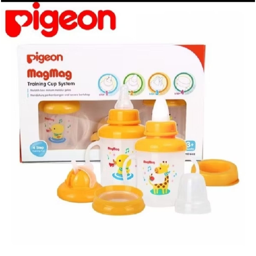 Jual Pigeon MagMag Training Cup System Pigeon Botol susu set | Shopee ...
