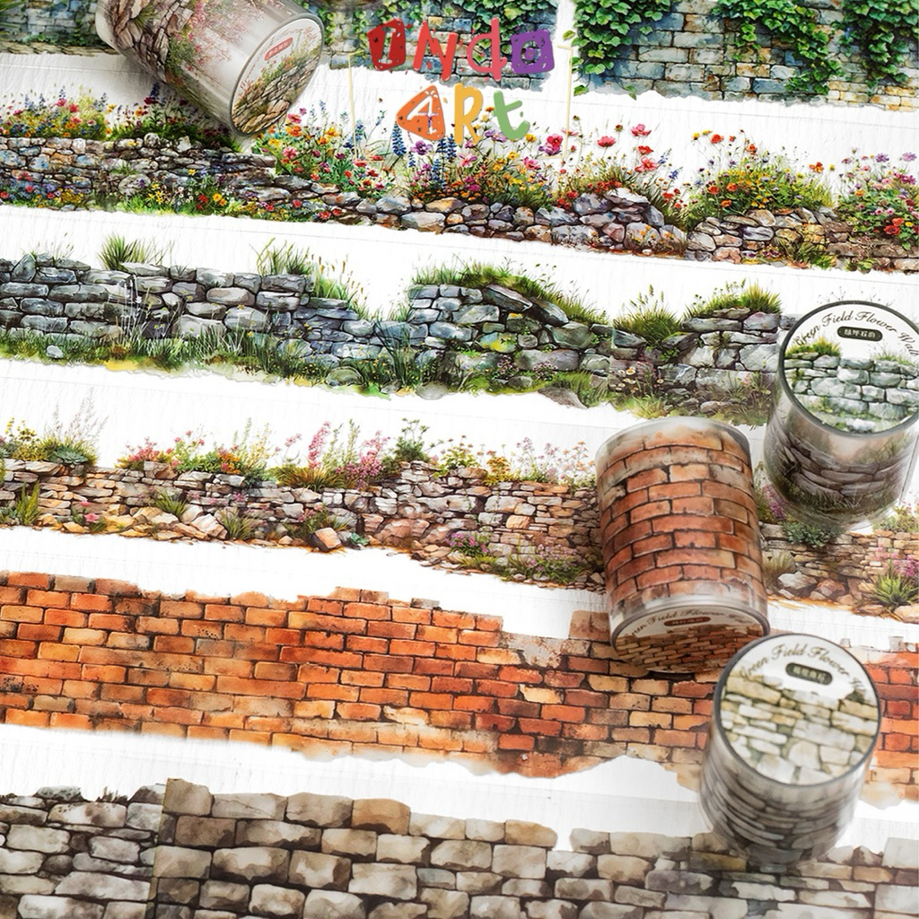 Jual (IAS) Sticker Washi tape Isolasi Solatip PET Paper Kertas Journal ...