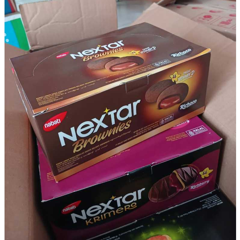 Jual Nextar Brownies Nabati 1 Box Isi 10 Pcs | Shopee Indonesia