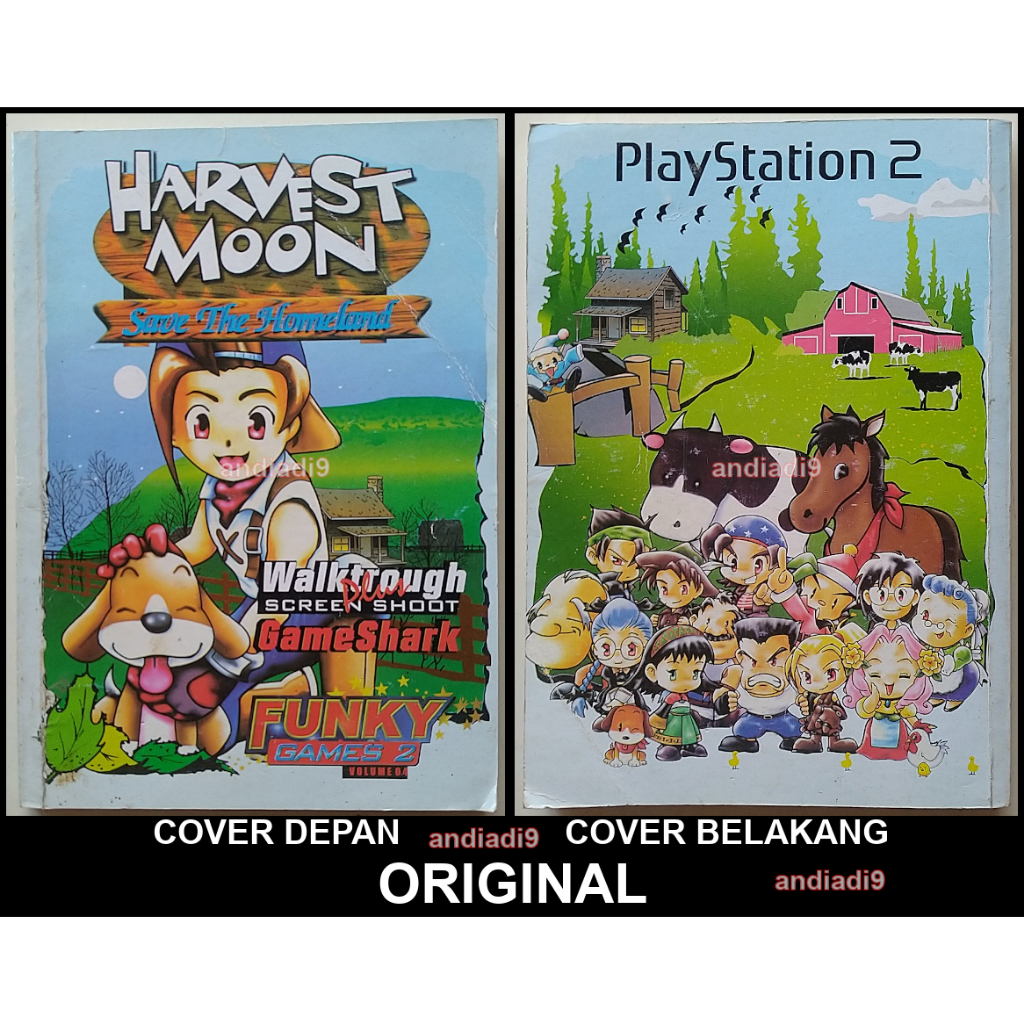 Jual BUKU PANDUAN GAME GUIDE FUNKY GAMES 2 VOL. 4 HARVEST MOON SAVE THE ...