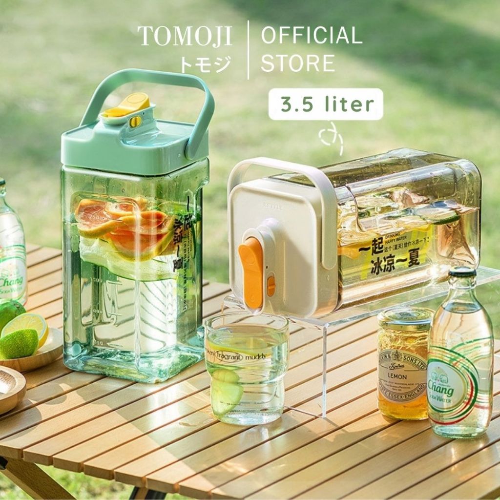 Jual Tomoji Dispenser Air Minum 3.5 Liter Botol Minum Plastik Food ...