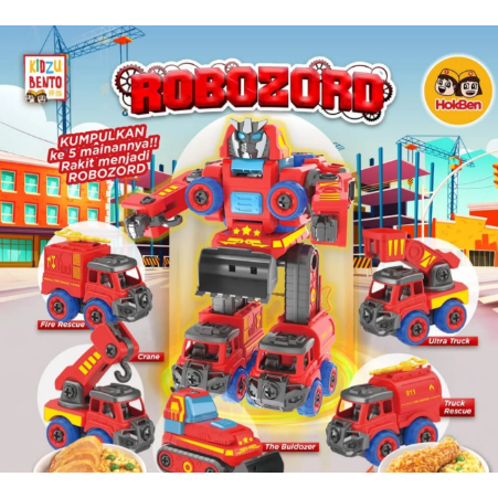 Jual Mainan Anak Hokben Hoka Bento Kidzu Robot Robozord Toys Toy ...